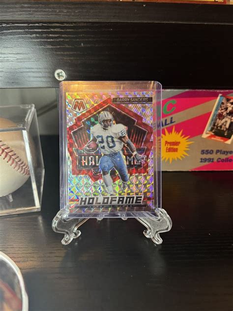 Panini Mosaic Holofame Mosaic Prizm HF Barry Sanders EBay