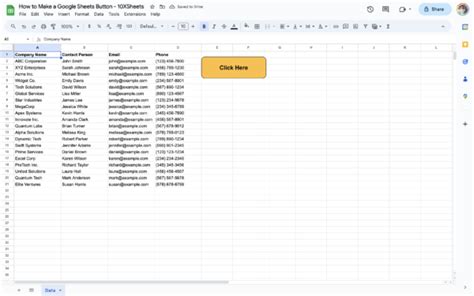How To Make A Google Sheets Button Step By Step Guide 10XSheets