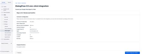 Integrating Twilio With Dialogflow Cx To Enable Voice Calls
