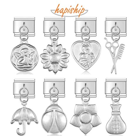 Hapiship 2024 Moda Kalp I Ek U Ur B Ce I Charm Linkler Fit 9mm Bilezik