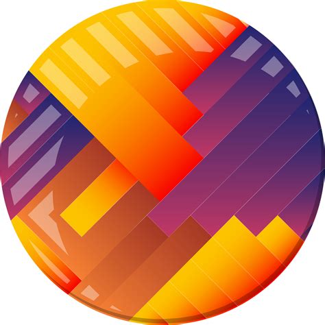 Abstract Circle And Line Logo Illustration In Trendy And Minimal Style PNG