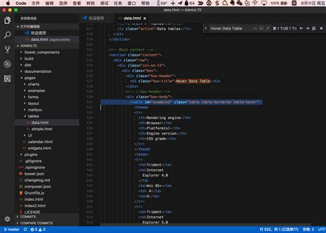 【已解决】reactjs Adminlte中显示表格hover Data Table 在路上