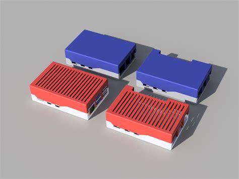 Basic Rasberry Pi 5 Ventilation And Blank Cases Remixed By Adam L