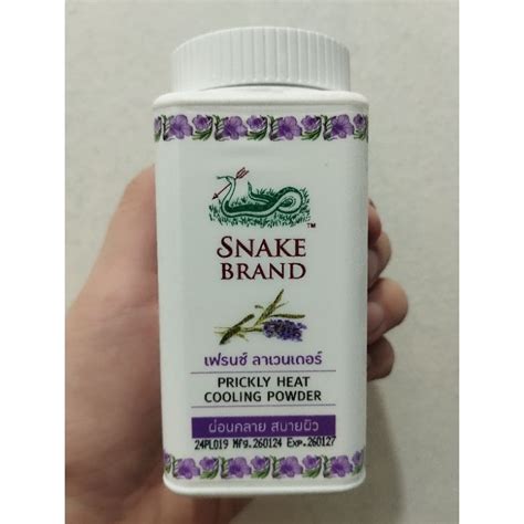 Snakes Brand Prickly Heat Cooling Powder 50g Shopee Philippines