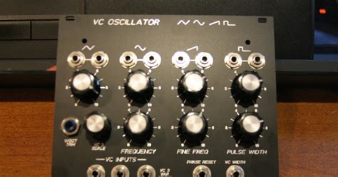 MATRIXSYNTH DIY Steiner Synthasystem Panels Are In VCO