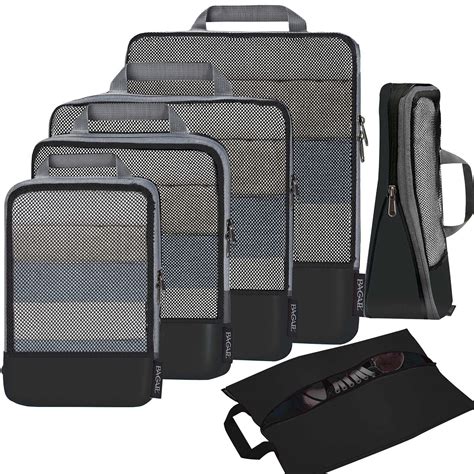 Bagail 4 Set6 Set8 Set Compression Packing Cubes Travel Accessories
