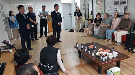 정인화 시장 광영동 경로당 방문 주민 애로사항 청취 광양시니어신문