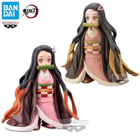 Dxf Kimetsu No Yaiba Bandai Banpresto Mini Nezuko Shrunk Figure Kawai Cute Normal Colour Ver