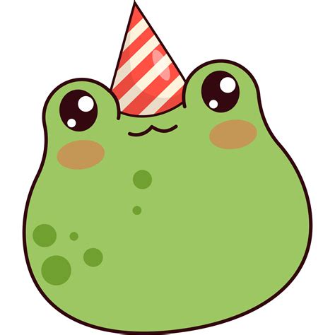 Birthday Frog Face 40268233 Png