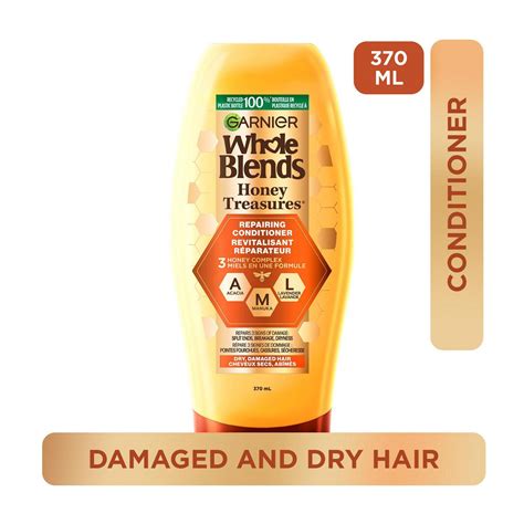 Garnier Whole Blends Honey Treasures Repairing Conditioner 370 ML