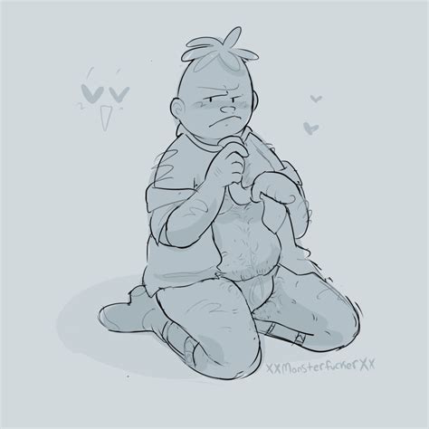 Rule 34 Annoyed Expression Benjamin Krupp Hairy Male On Knees
