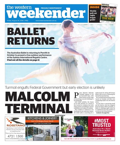 Western Weekender August 24 By Western Sydney Publishing Group Issuu