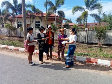 မာန်အောင်မြို့တွင် ၇၈ နှစ်မြောက် တပ်မတော်နေ့ အထိမ်းအမှတ်သတင်းစကားလက်ကမ်းစာစောင်များ ဖြန့်ဝေ