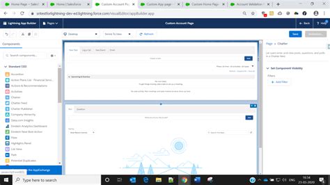 Creating Lightning Homepage App Page Record Page