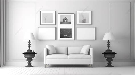 3d 일러스트레이션으로 건축 스케치와 빈 프레임을 갖춘 멋진 거실 거실 창 현대 소파 거실 소파 배경 일러스트 및 사진 무료 다운로드 Pngtree