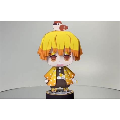 Zenitsu Agatsuma Plantilla Papercraft Kny En Manualidades Porn 11160