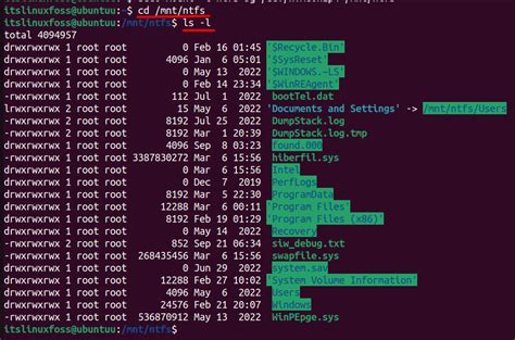 how to access windows files from ubuntu its linux foss