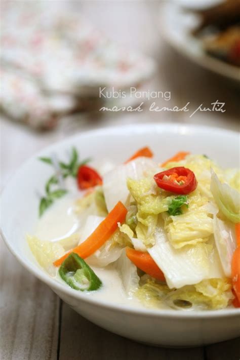 Kubis Panjang Masak Lemak Putih Masam Manis