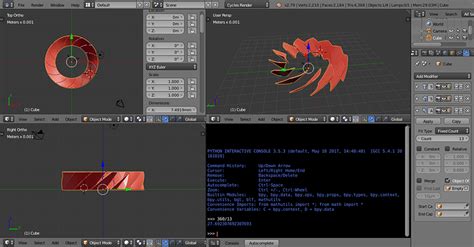 Radial Array Modeling Blender Artists Community