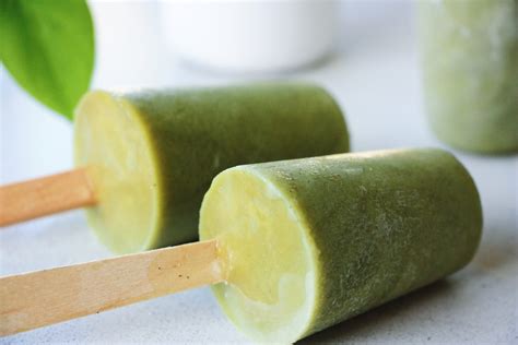 Matcha Coconut Popsicles Yummy