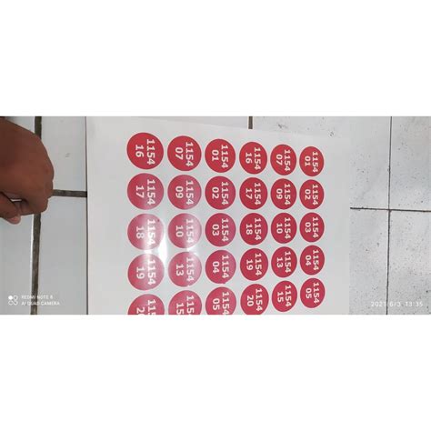 Jual Cetak Kertas Stiker Murah Transparan Dan Vinil Putih Vinyl Susu Cutting Custom Utk
