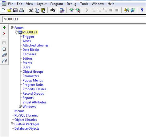 3 Oracle Forms Builder Environment Bug Dbug