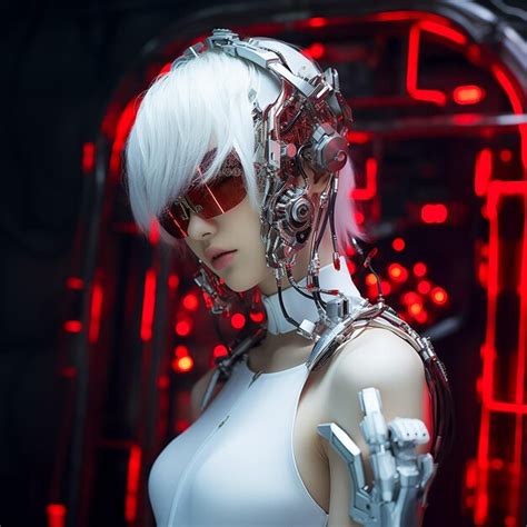 Premium Ai Image Futuristic Steampunk Girl In Armor Realistic 3d