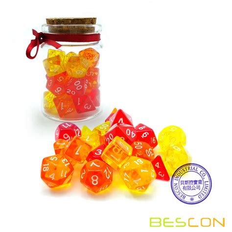 Buy Bescon Mini Dice Gem Set 21pcs 21 Gem Mini