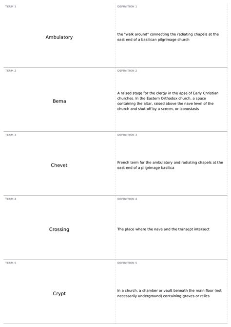 Exam 3 Flash Cards Arch 3115 History Of Architecture Docsity