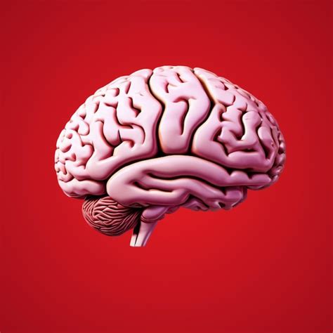 Cerebral Cortex Structure Detailed Brain Image For Cognitive Function