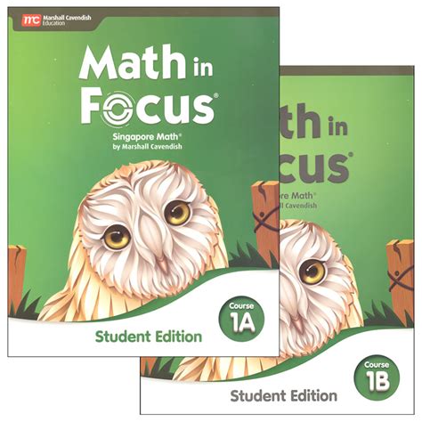 Math In Focus 2020 Student Edition Collection Course 1 Marshall