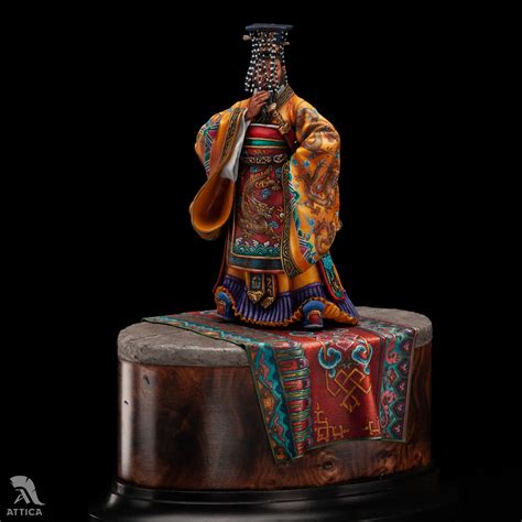 Qin Shi Huang Chinese King of Qin Painted Toy Soldier Museum Quality