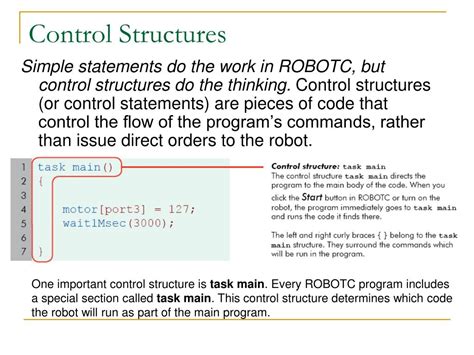 ppt programming basics robotc powerpoint presentation free