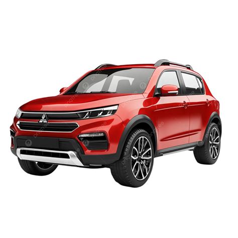 A Red Suv Car In Side View Red Suv Modern Red Car Suv In Side View