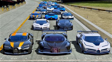 Bugatti Black Devil VGT Vs Bugatti Hypercars Drag Race 20 KM YouTube