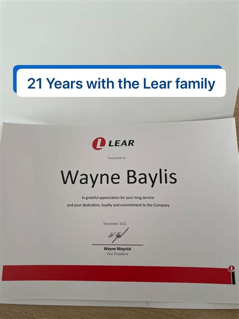 Wayne Baylis On Linkedin Lear Corporation ☺️ 20 Comments