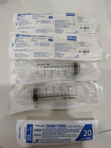 Omron Pressure Monitor 50ml Nipro Syringe 20ml Terumo Syringe