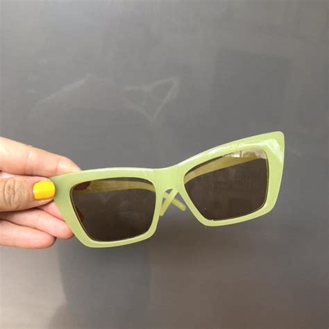 Funky Retro Style Sunnies Sunglasses Awesome Green Depop