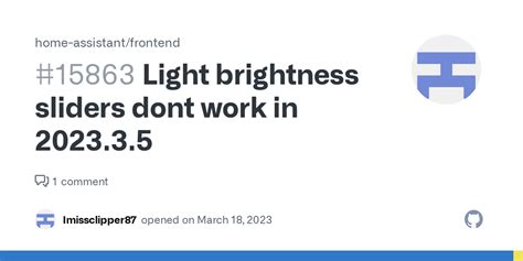 Light Brightness Sliders Dont Work In 202335 · Issue 15863 · Home