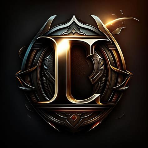 Logotipo De La Letra L De Lujo Foto Premium