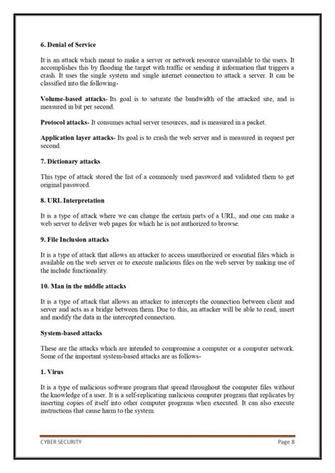 Digital Notes On Cyber Security R18a0521 Pdf