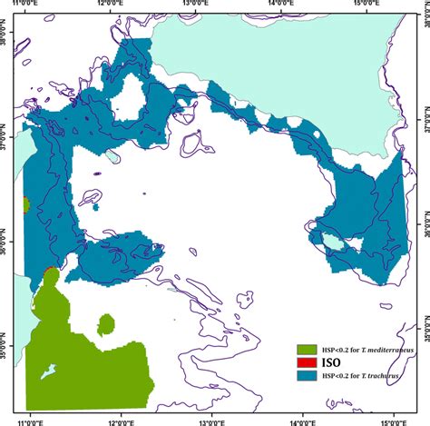 Interspecific Spatial Overlap Iso Distribution Download Scientific Diagram