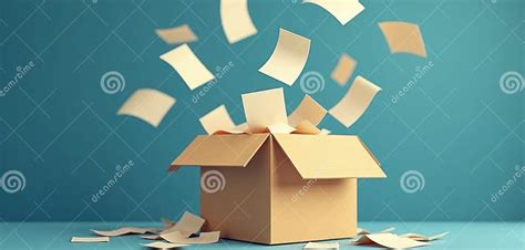 Animated Suggestion Box Overflows With Flying Notes Creative Ideas
