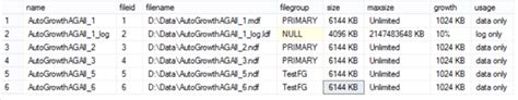 Expand All Database Files Simultaneously Using Sql Server 2016 Autogrow
