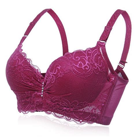 Sexy Lace Underwire Push Up Bra Acc Awsanniecloth Red Black Nude Watermelon Purplish Red