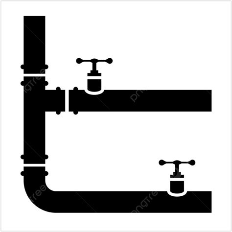 Fitting Pipe Vector Design Images Pipe Icon Fitting Abstract Black