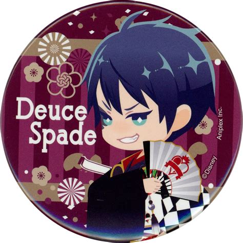 バッジ・ビンズ デュース・スペード 「ディズニー ツイステッドワンダーランド展 ヴィランズから生まれた世界 缶バッジコレクション＜イベント衣装
