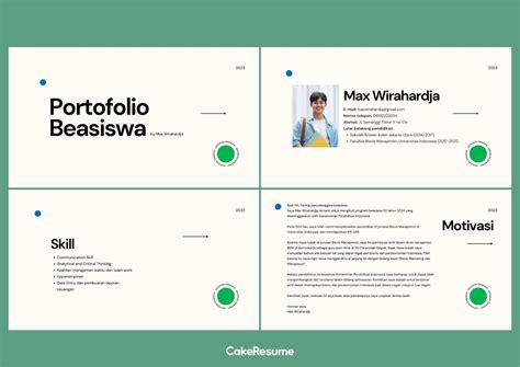 Pelajari Contoh Portofolio Beasiswa Yang Lengkap Dan Cara Membuatnya Cake