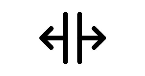 Split Horizontal Free Vector Icon Iconbolt
