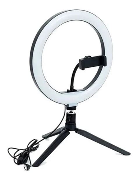 Ring Light Iluminador Mesa Suporte Celular Completo Tiktok Carrefour